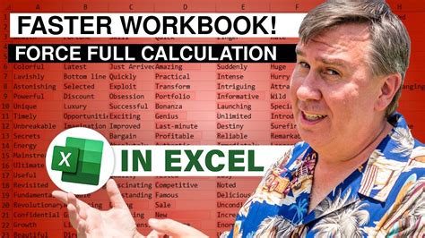 Excel Slow Workbook Speeds Up Instantly With Forcefullcalculation