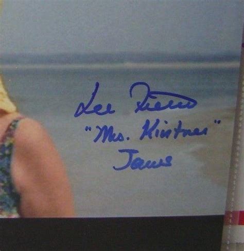 Jaws Film Actress Lee Fierro Signed Autographed Color 8x10 Mrs