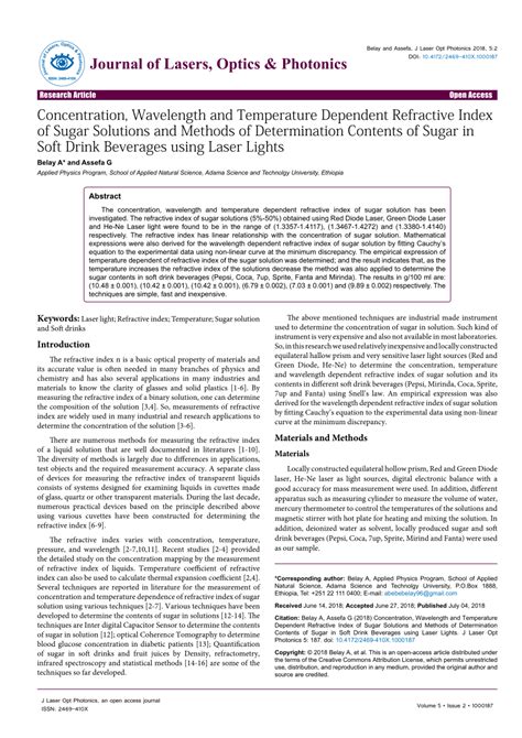 PDF Paper Sugar RifractiveIndex