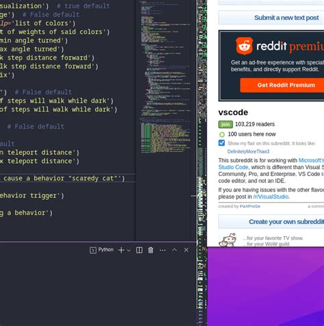 Annoying Visual Bug On Window Resize In Vs Code Running On Fedora 38