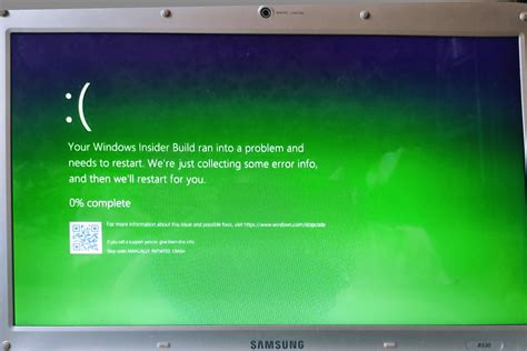 Зеленый экран смерти в Windows 11