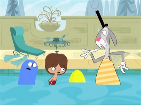 Shirtless Drawn Cartoon Boys And Men Mac In Swimming Trunks 2