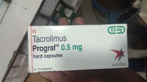 Tacrolimus Prograf 0 5mg Capsules Astellas Prescription At Rs 2000