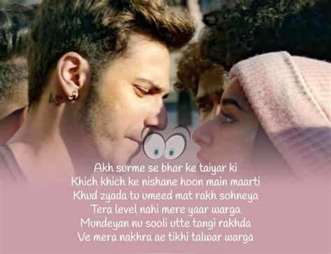 Romantic Bollywood Love Song Lyrics Wallpaper