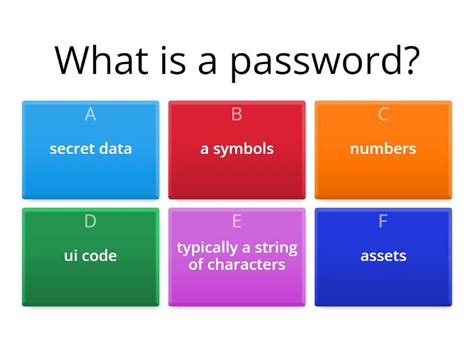 Password Quiz