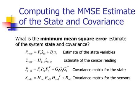 Ppt Mobile Robot Localization And Mapping Using The Kalman Filter