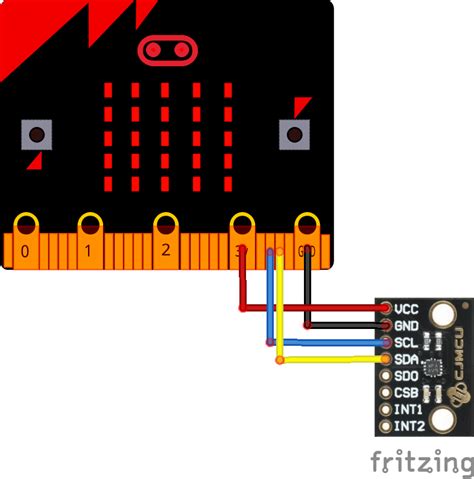 Microbit And Bma400 Acceleration Sensor Example With The Arduino Ide