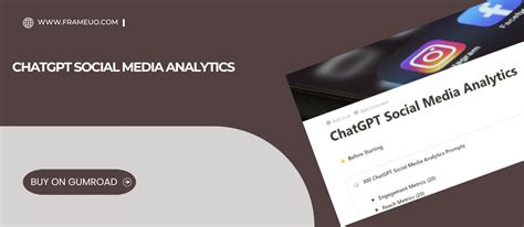 Chatgpt Social Media Analytics Frameuo