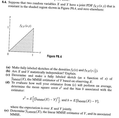 I OLLOI Suppose That Two Random Variables Chegg Com