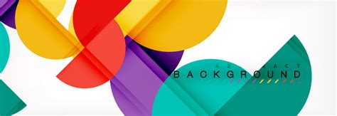 Modern Geometrical Abstract Background Circles Vector Image