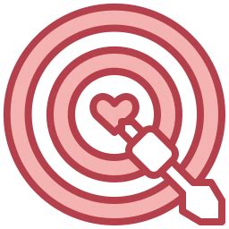 Dart Board Free Love And Romance Icons