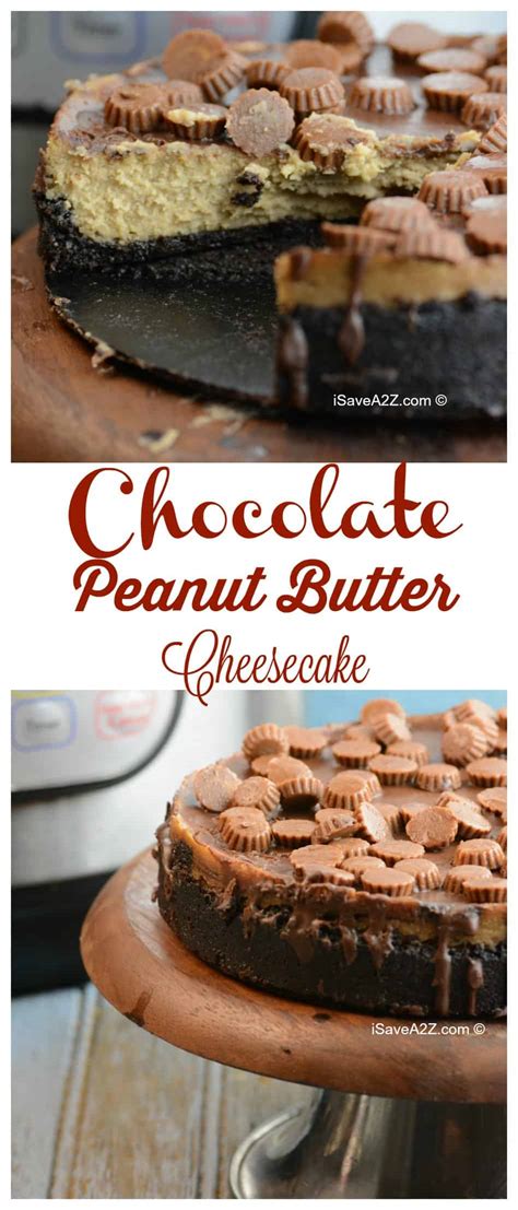Chocolate Peanut Butter Cheesecake Recipe ISaveA Z