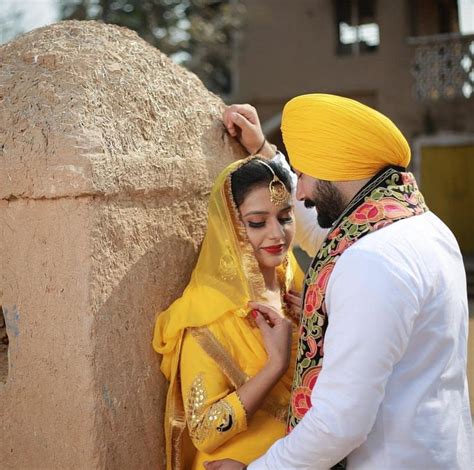 Punjabi Sardar Couple Pics Pind Wali Couple Pics Old Style Punjabi Couple Pics