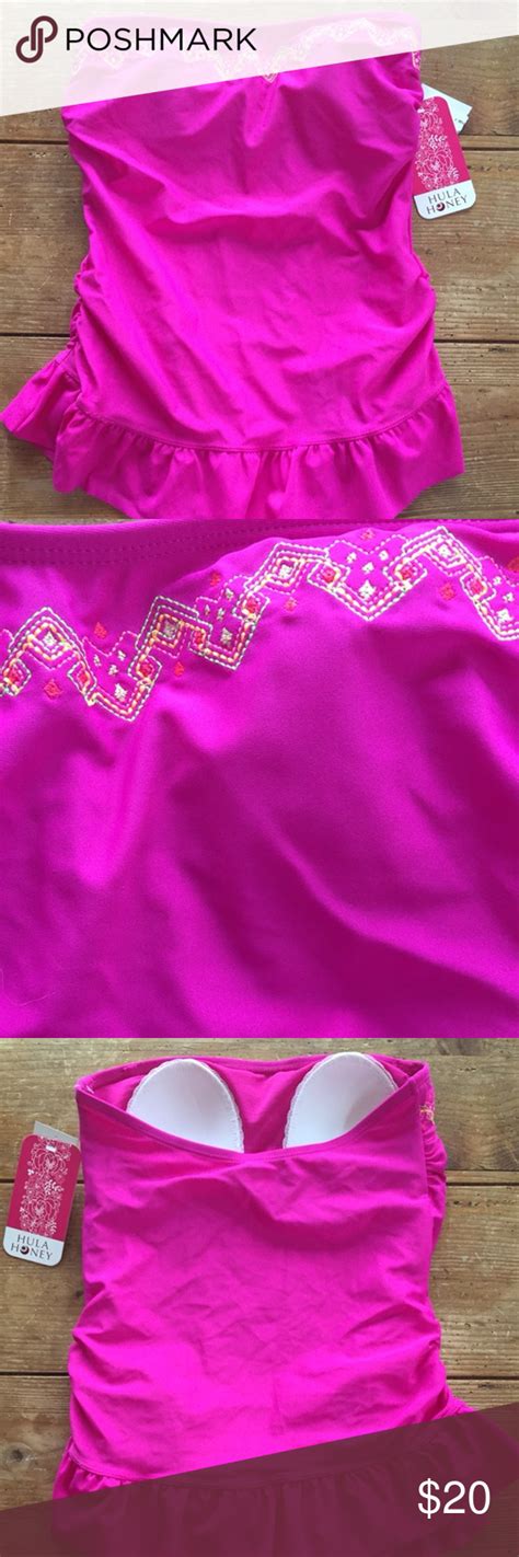 Hula Honey Pink One Piece Swimsuit Small Or Large