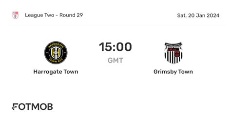 Harrogate Town Vs Grimsby Town Live Score Predicted Lineups And H2h