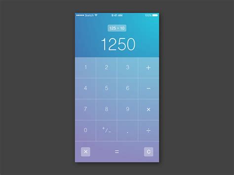 004 Daily UI Calculator Interface By Nick Jacoy On Dribbble