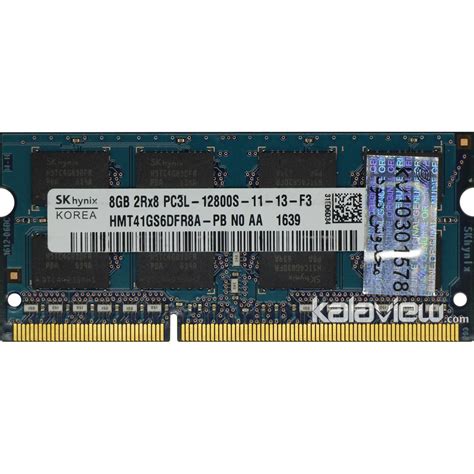 رم لپ تاپ اس کی هاینیکس 8gb مدل Ddr3l باس 1600mhz 12800 کره