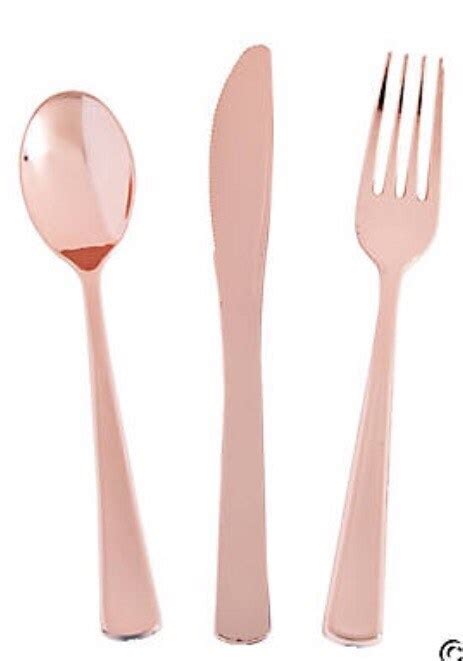 Rose Gold Tableware Set Gold Party Decor Elegant Party Plates Rose Gold Bridal Shower