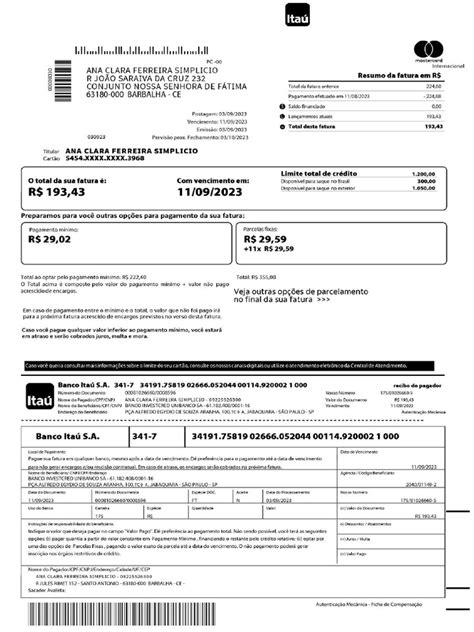 Fatura Itau 2023 09 Pdf