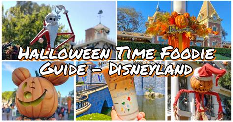 Halloween Time Foodie Guide Disneyland Food At Disneyland