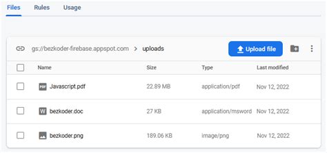 Angular 14 Firebase Storage Uploadretrievedownloaddelete File