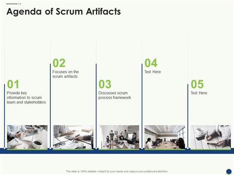 Agenda Of Scrum Artifacts Scrum Artifacts Ppt Structure Presentation Graphics Presentation