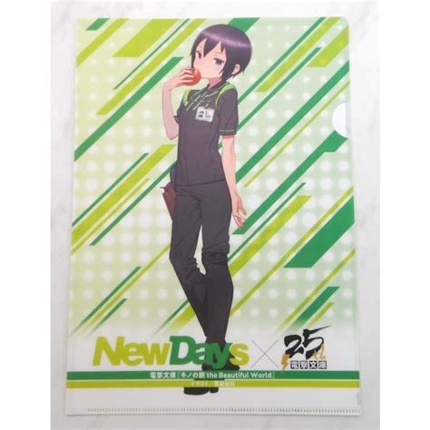 【旅人事務所】絕版 日本 Newdays × 電擊文庫25周年 野菜の日期間限定 奇諾之旅 吃蘋果造型 A4 資料夾 蝦皮購物