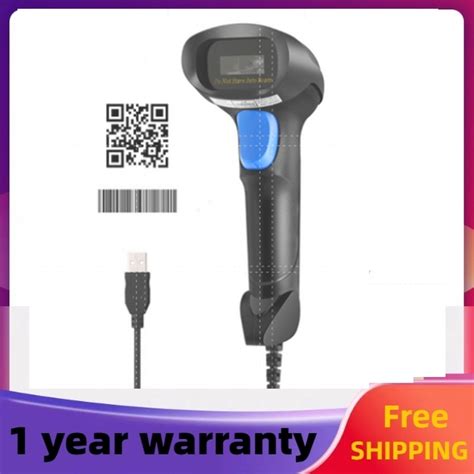 MY Stock Wired D QR D Barcode Scanner Handheld USB Wired Bar Codes Reader CCD PDF Data