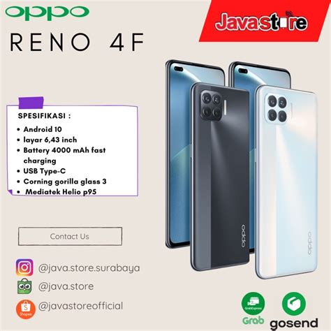 Jual OPPO RENO 4F 8 128 SECOND ORIGINAL Shopee Indonesia