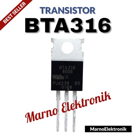 Transistor TR BTA316 BTA316 BTA-316 ORIGINAL ORIGINAL | Shopee Malaysia