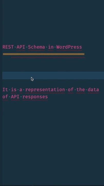 Rest Api Schema In Wordpress Buntywp Shorts Wordpress Youtube