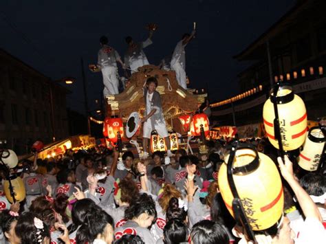 だんじりの宮入 杭全神社