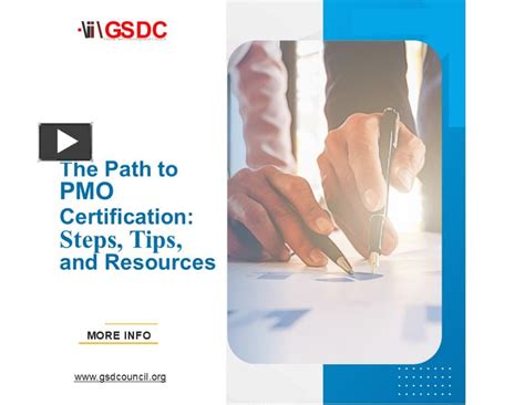 The Path To Pmo Certification Steps Tips And Resources Presentation