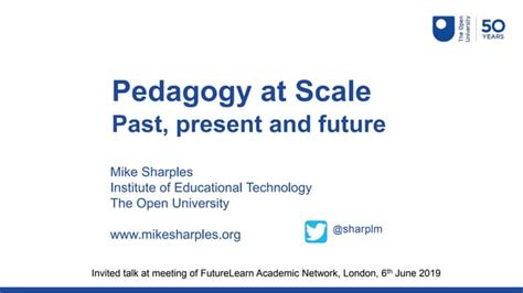 Pedagogy At Scale Ppt