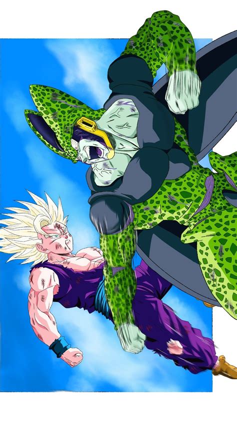 Dragon Ball Z Kai Gohan Defeats Cell Dragonball Hd Wallpaper