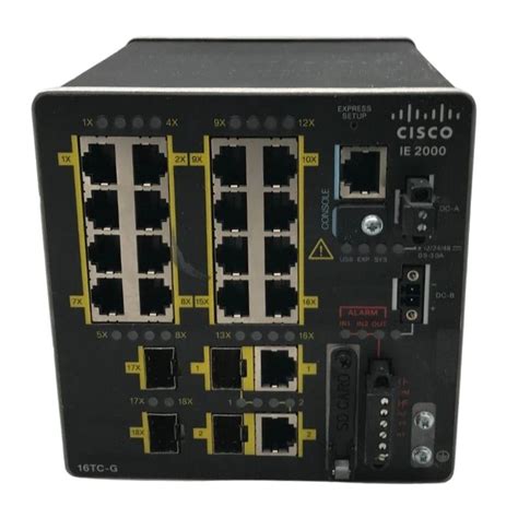 Managed Switch Cisco IE 2000U 16TC G 20 Ports Refurbished