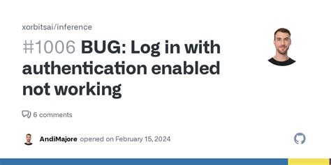 Bug Log In With Authentication Enabled Not Working · Issue 1006