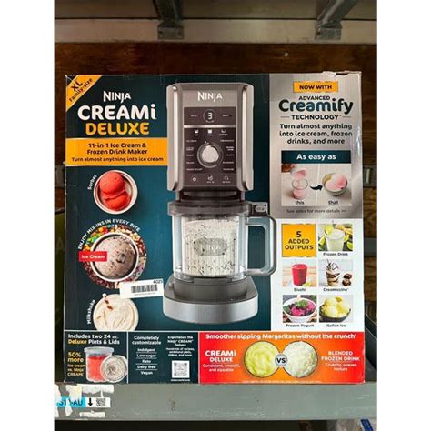 Ninja Creami Deluxe 11 In 1 Ice Cream And Frozen Drink Maker A D