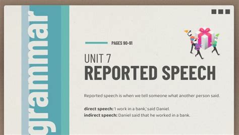 Reported Speech B1 Acnur Genially