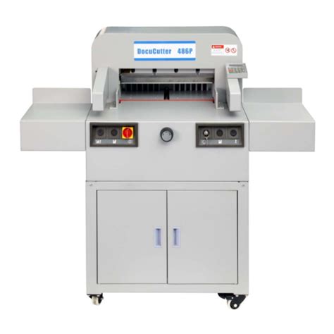 Duplo 486p Operation Manual Pdf Download Manualslib