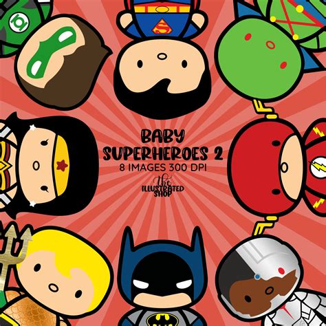Justice League Clipart Superhero Clipart Cute Superhero Super Heroes