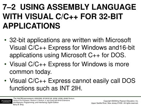ppt exploring c c and assembly language mix from dos to windows powerpoint presentation