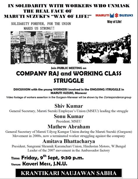 Company Raj And Working Class Struggle Radical Notes