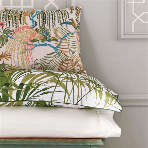 Sanderson Palm House Green Tropical Bedding Bedeck Home