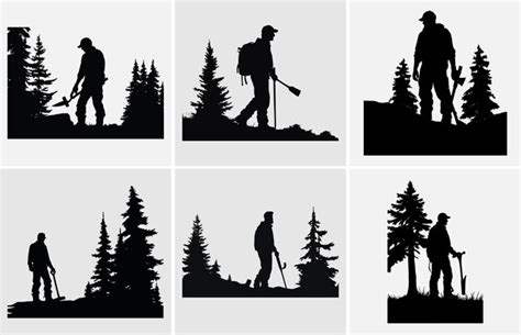 Premium Vector Business People Working On Laptop Vector Silhouette Man Working On Laptop With
