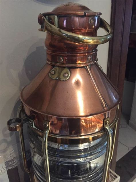 Lanterne de bateau état collection Lampe appelée Fanal Cuivre Laiton Catawiki