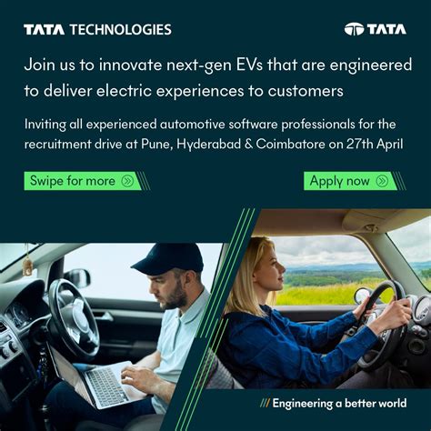 Tata Technologies On Linkedin Hiringnow Walkindrive Pune Hyderabad