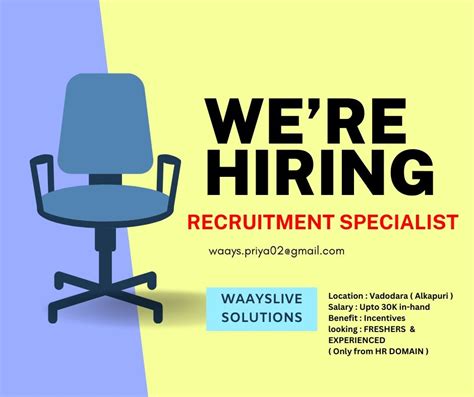 Priya Patel On Linkedin Hiring Urgently Recruitment Specialist
