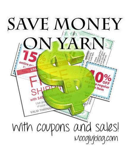 Save Money On Yarn This Weekend Crafty Coupon Roundup For