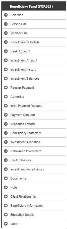 Beneficiary Information Beneficiary Product
